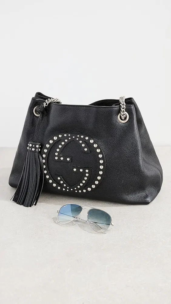 Shopbop Gucci Soho Calfskin Leather Shoulder Bag