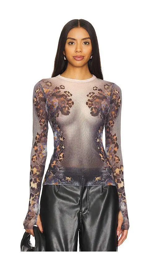 AFRM Kaylee Long Sleeve Top - Nude