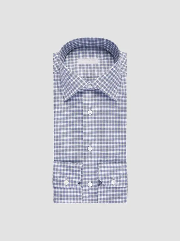 Stefano Ricci Handmade Asti Shirt - Blue Intrigue