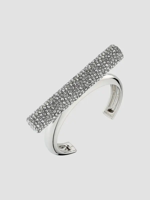 Alexander McQueen Cross Bar Cuff Bracelet
