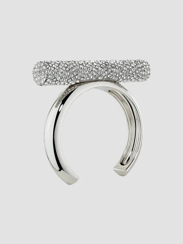 Alexander McQueen Cross Bar Cuff Bracelet