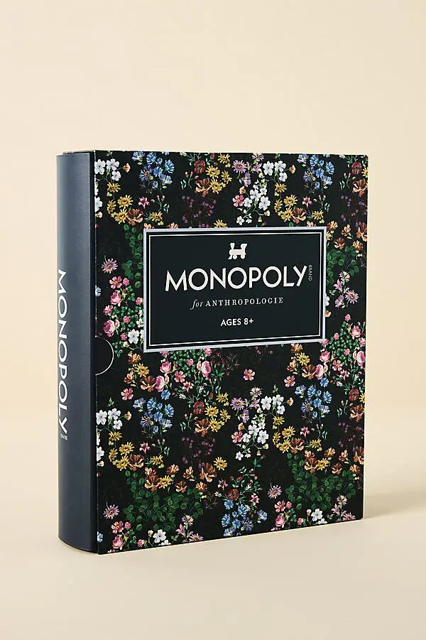 Anthropologie Floral Bookshelf Game