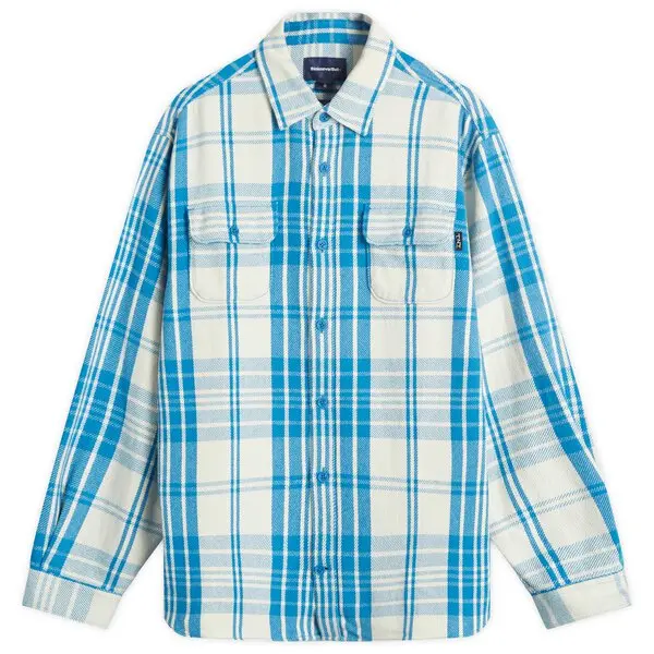 THISISNEVERTHAT Big Flannel Work Shirt - Blue