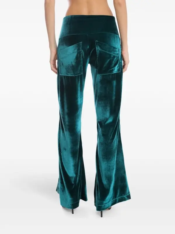 AMIR SLAMA Velvet Flared Trousers