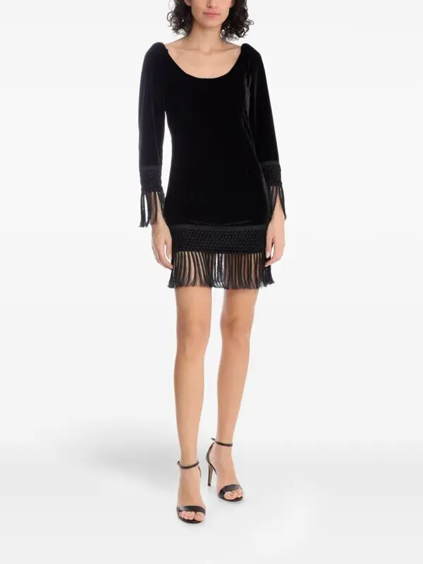 AMIR SLAMA Velvet Mini Dress