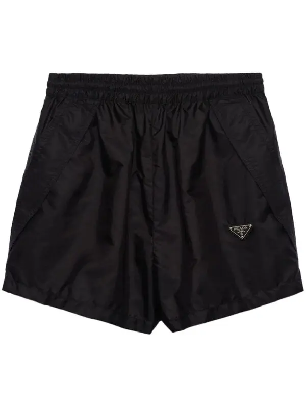 Prada Triangle-logo Shorts