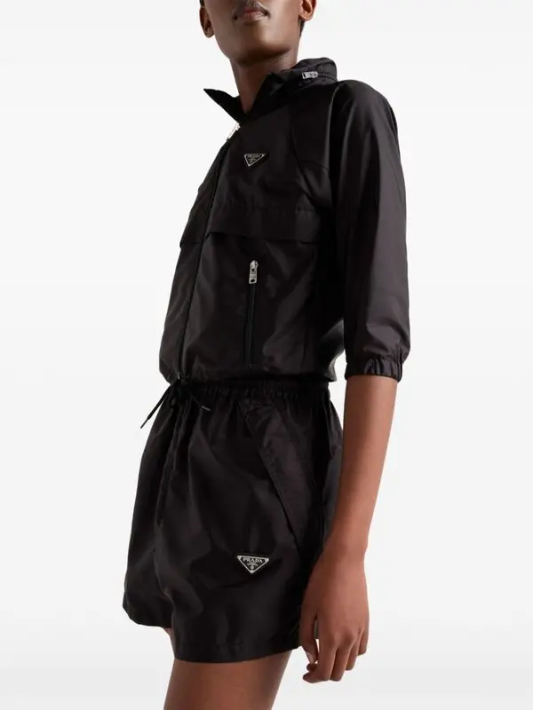 Prada Triangle-logo Shorts