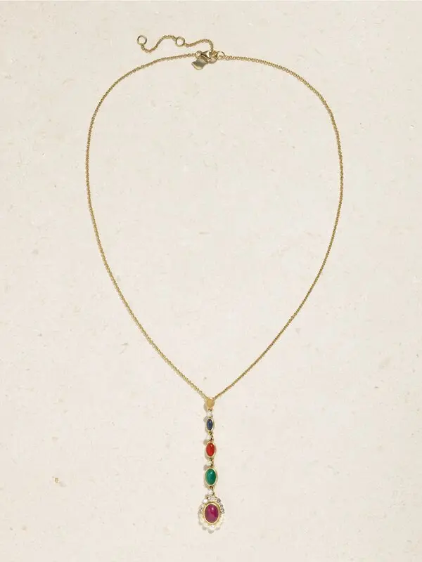 AMRAPALI LONDON Navratna Multi-stone Necklace