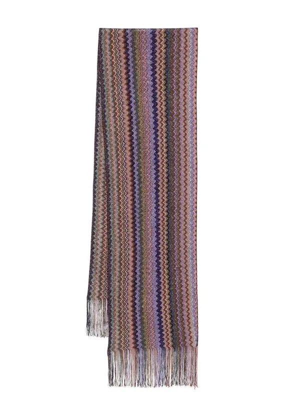 Missoni Zigzag Scarf - Blue