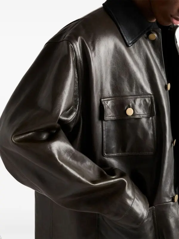 Prada Shearling-lined Leather Jacket