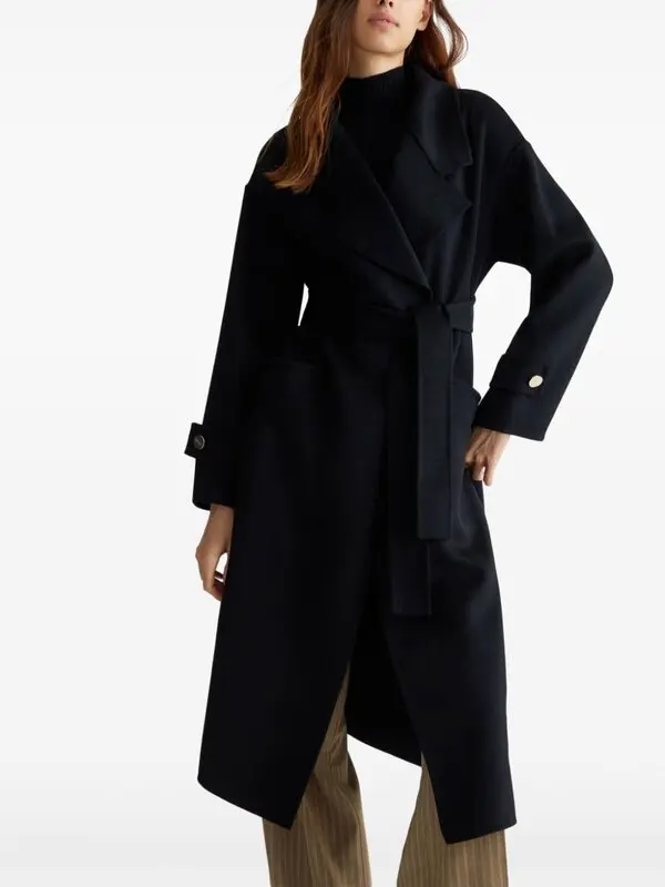 Liu Jo Belted Wool-blend Coat