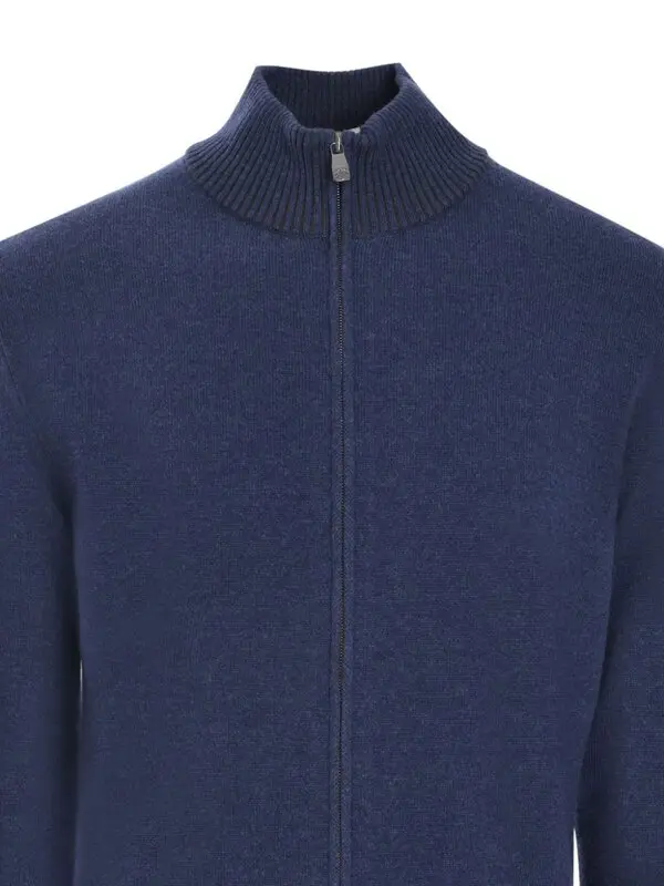 Corneliani Knitted Cardigan - Blue