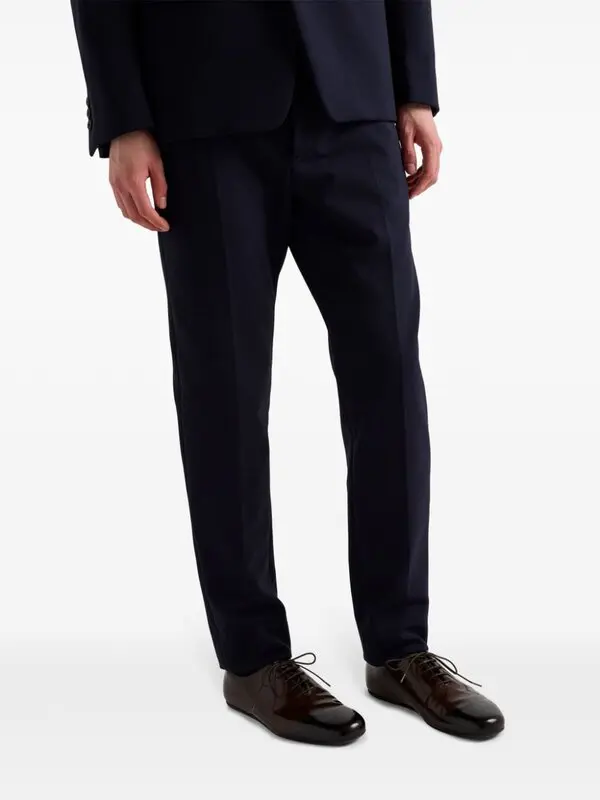 Prada Pressed-crease Trousers