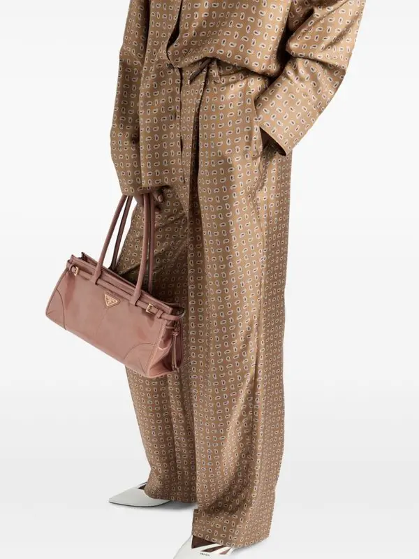 Prada High-waisted Twill Pants