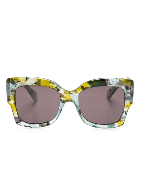 Chloé Butterfly-frame Sunglasses - Green