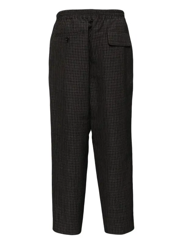 UNDERCOVERISM Windowpane Pattern Cropped Trousers