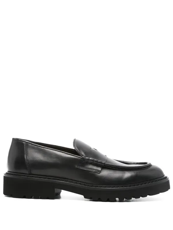 DOUCAL'S Leather Penny Loafers