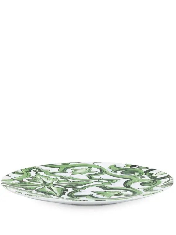 Dolce & Gabbana Archive-print Charger Plate - Green