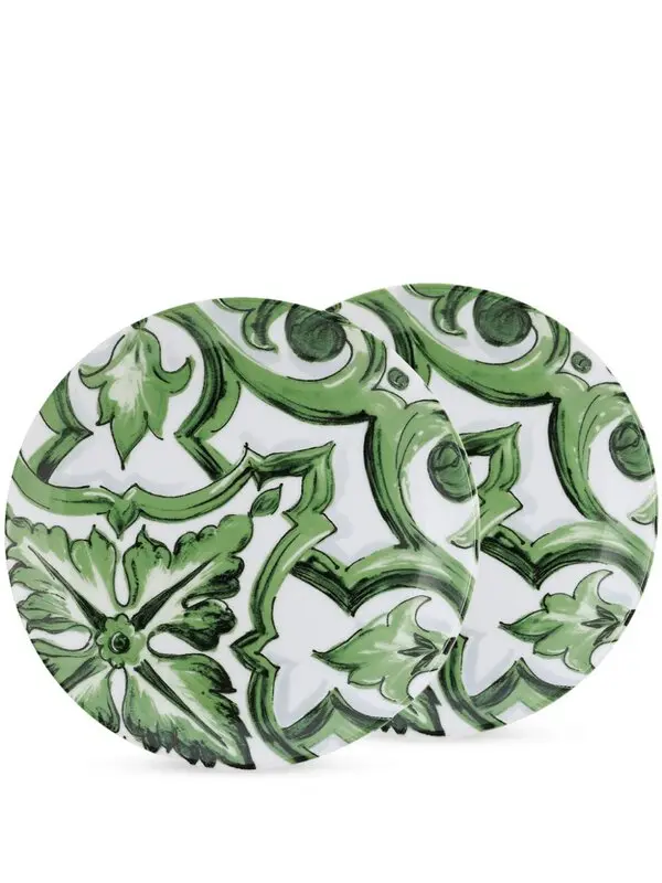 Dolce & Gabbana Charger Plates - Green
