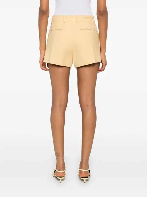 Gucci Wool Crepe Thigh-length Shorts