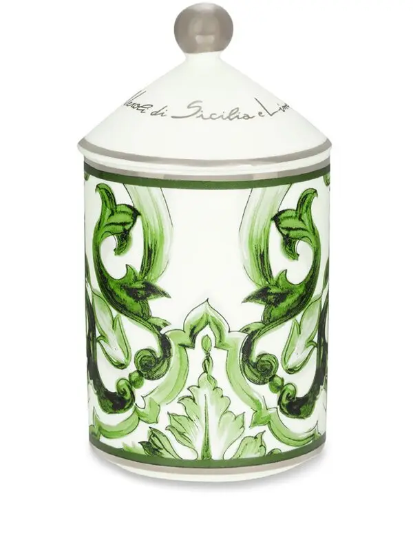 Dolce & Gabbana Archive-print Sugar Bowl - White