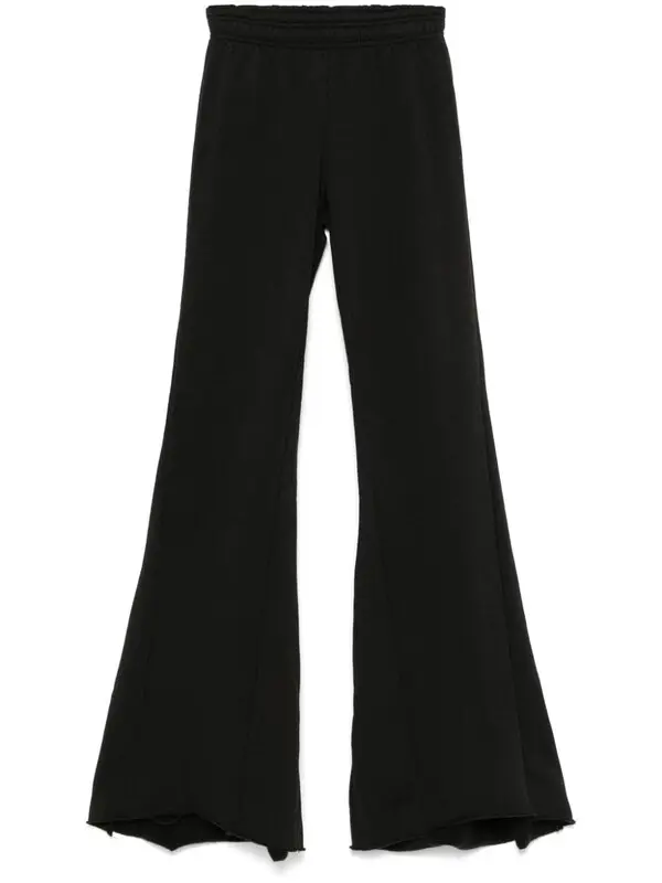ENTIRE STUDIOS Flared Track Pants - Black