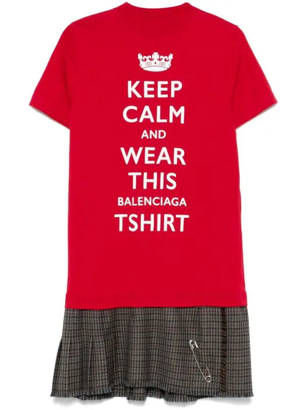 Balenciaga Keep Calm Midi Dress