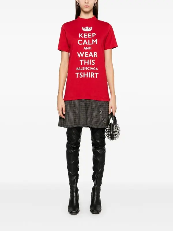 Balenciaga Keep Calm Midi Dress