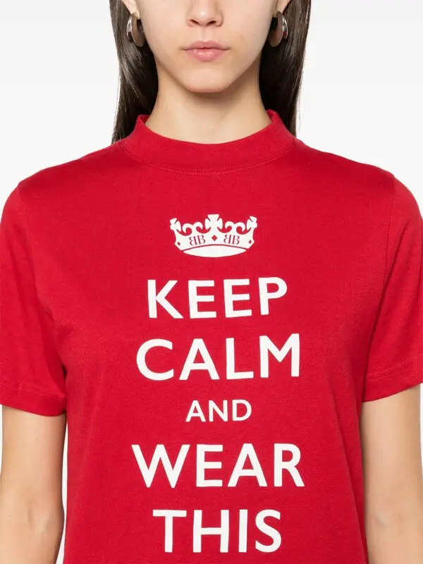 Balenciaga Keep Calm Midi Dress