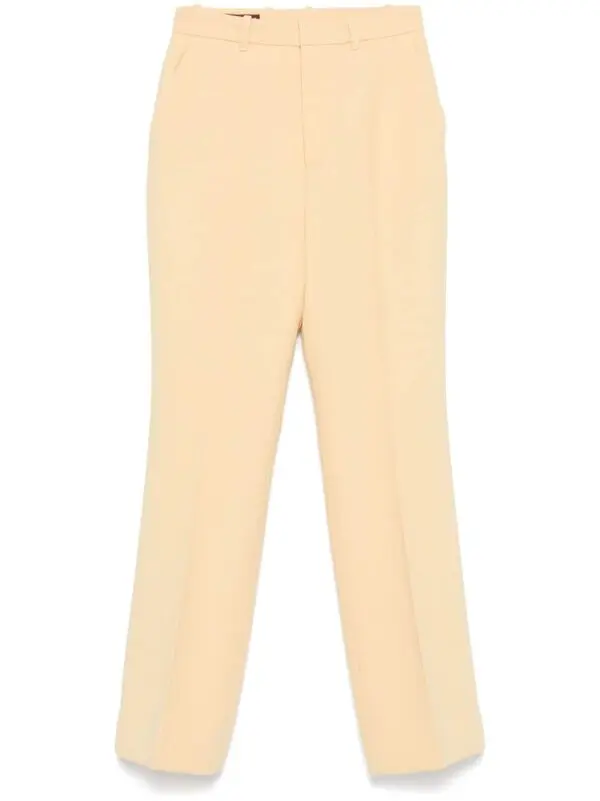 Gucci Crepe Wool Trousers