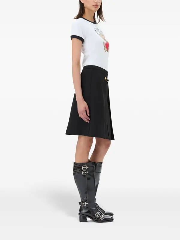 GANNI Tailored Twill Midi Skirt