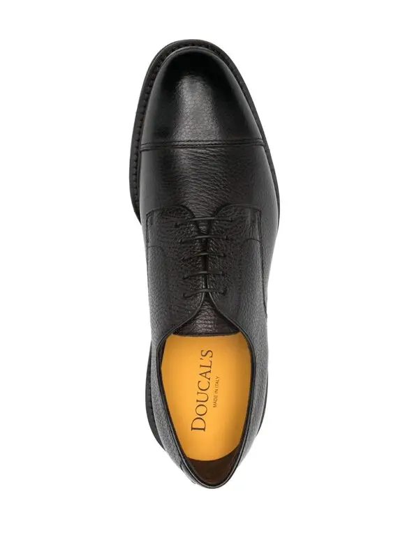 DOUCAL'S Leather Derby Shoes - Brown