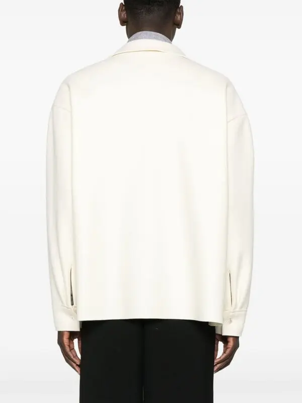JIL SANDER Felted Shirt - Neutrals