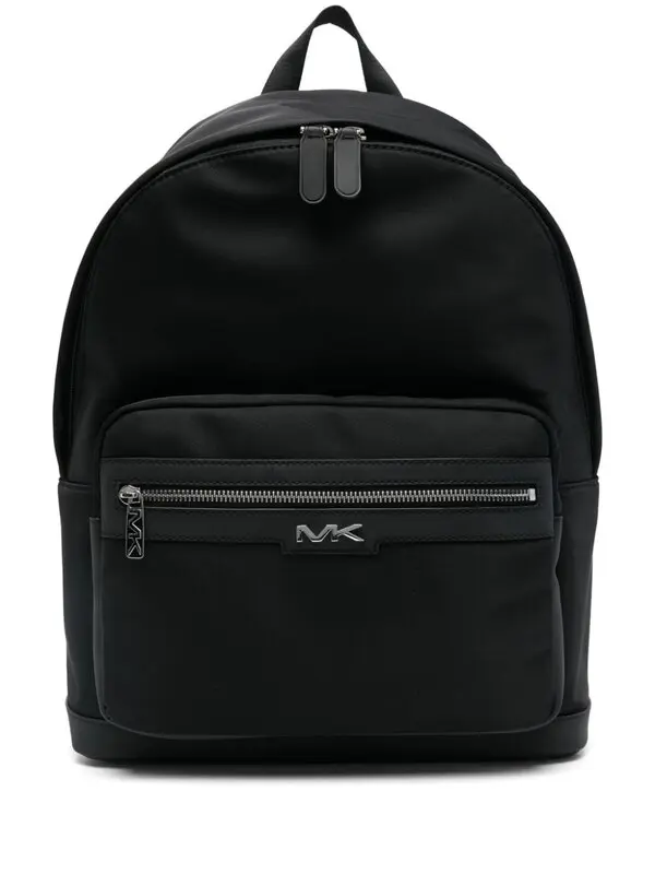 Michael Kors Logo-plaque Backpack - Black