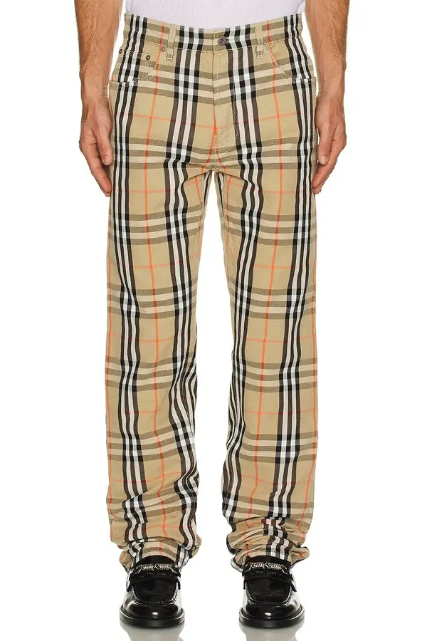 Burberry Icon Check Trousers