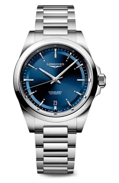LONGINES Conquest Automatic Bracelet Watch - Blue