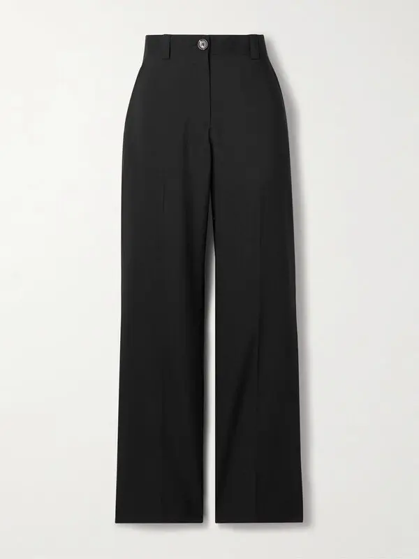 Veronica De Piante Avery Grain De Poudre Wool Pants