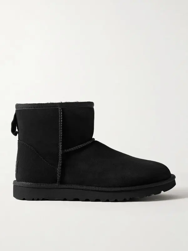 UGG Classic Mini Ii Shearling Boots - Black