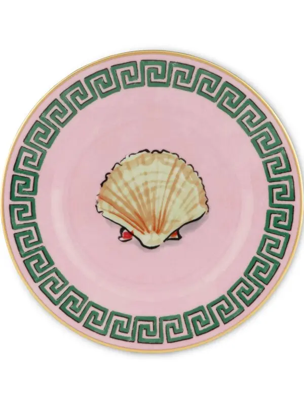 GINORI 1735 Il Viaggio Di Nettuno Bread Plate - Pink