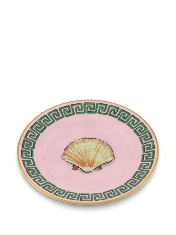 GINORI 1735 Il Viaggio Di Nettuno Bread Plate - Pink