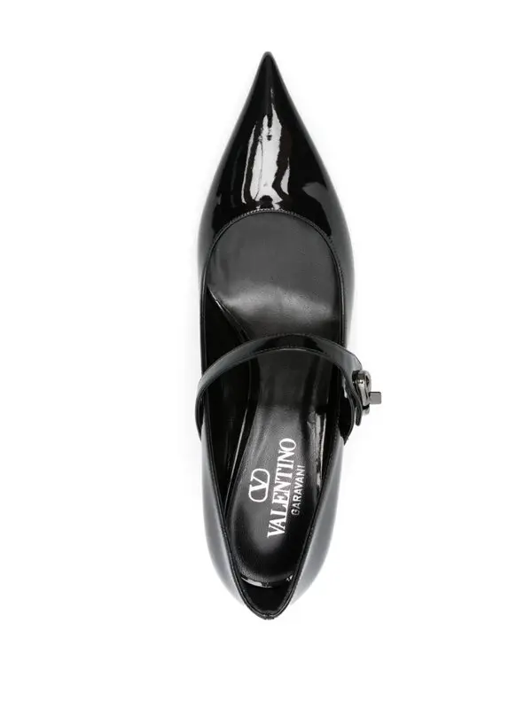 Valentino Garavani 50mm Vlogo Locker Mary-jane Pumps