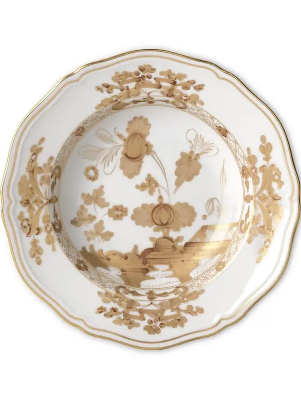 GINORI 1735 Oriente Italiano Soup Plate - White