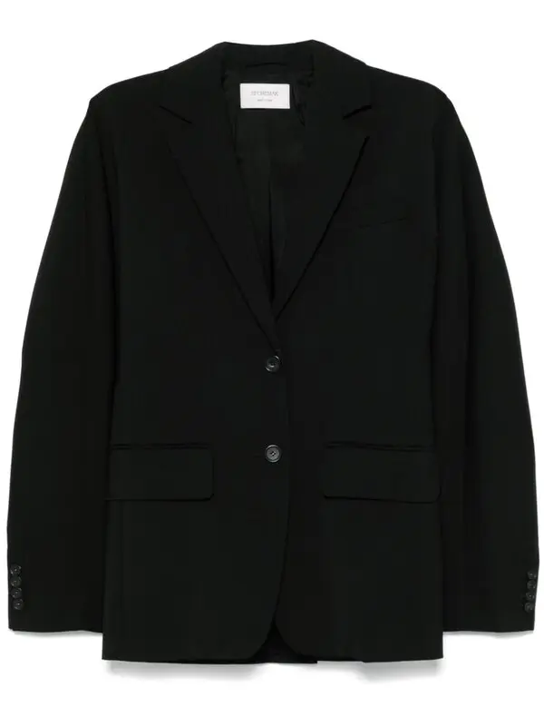 Sportmax Virgin Wool Interlock Twill Blazer