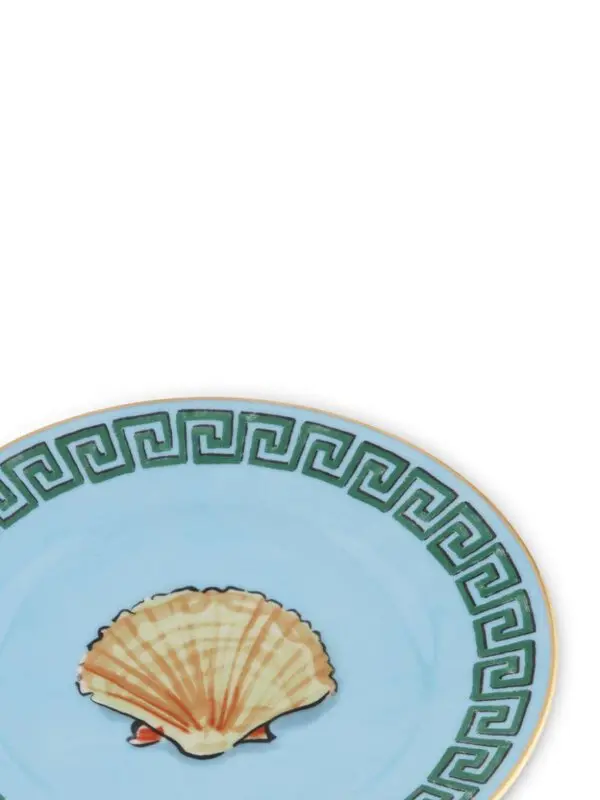GINORI 1735 X Luke Edward Hall Il Viaggio Di Nettuno Bread Plate - Blue