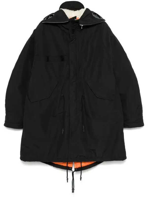Junya Watanabe X C.P. Company Goggles Raincoat In Black - 43% Off