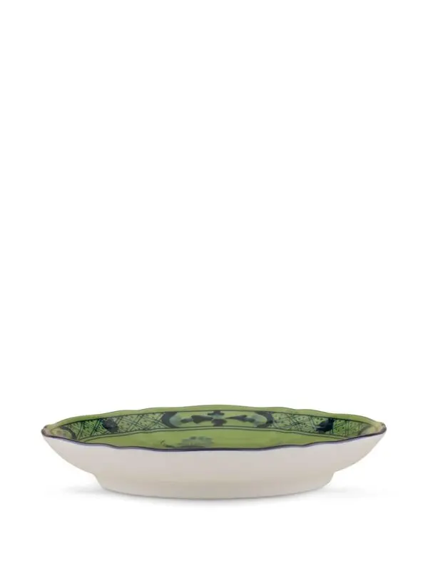 GINORI 1735 Oriente Italiano Coffee Saucer - Green