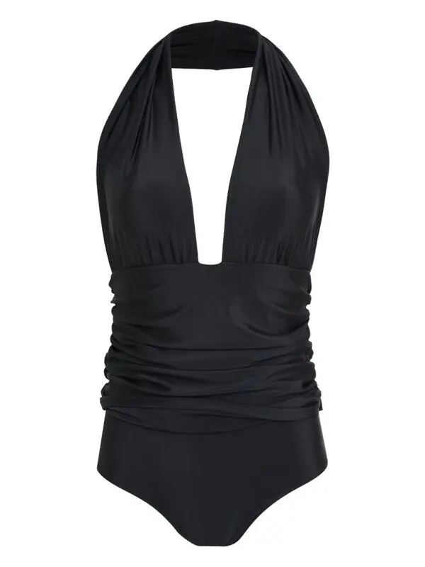 AMIR SLAMA Draped Swimsuit