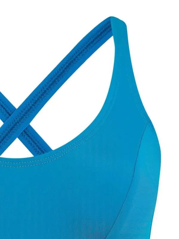 AMIR SLAMA Criss-cross Swimsuit - Blue