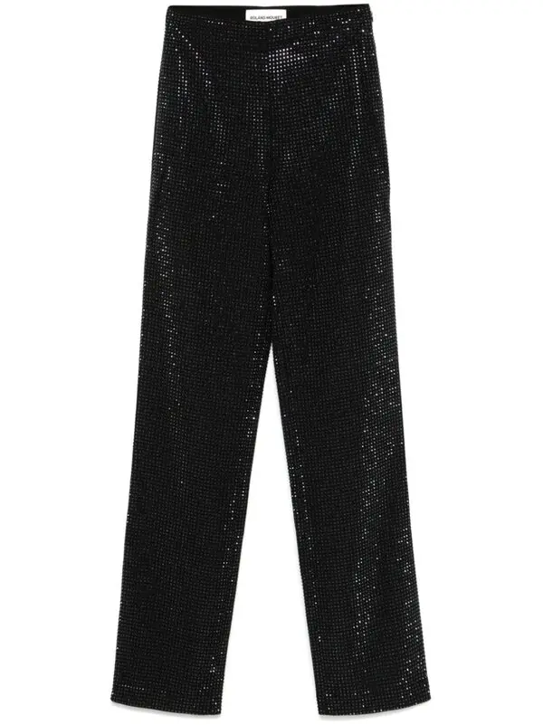Roland Mouret Crystal-embellished Trousers