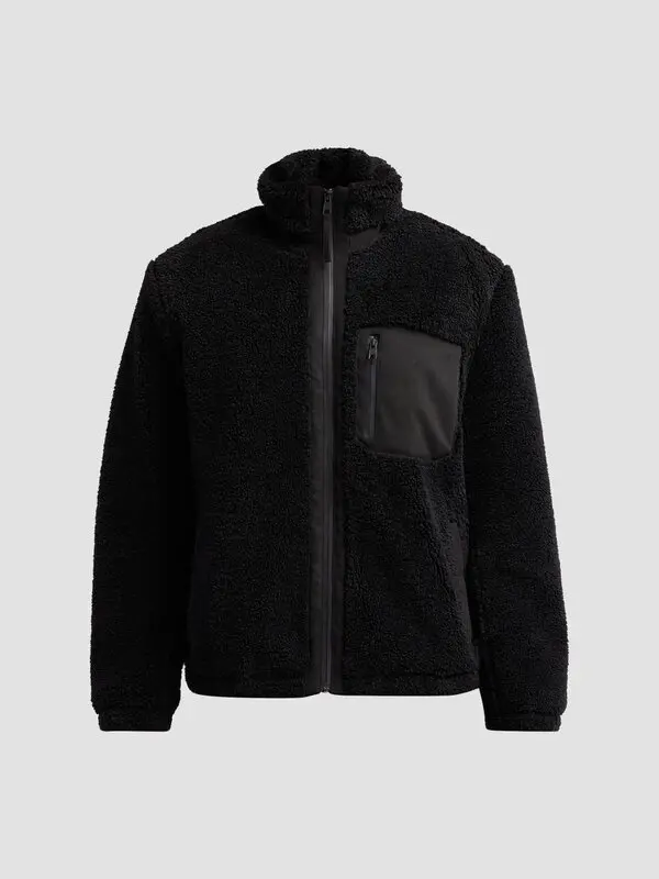Vince Faux-sherpa Zip-up Jacket